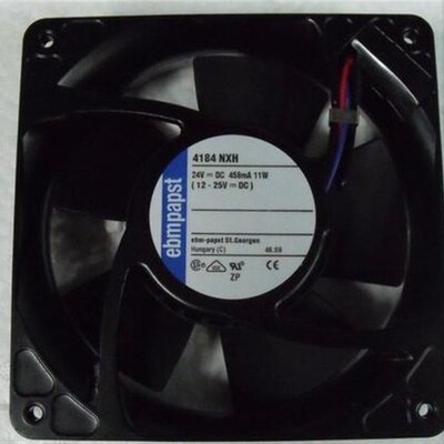 德国EBMPAPST TYP 4184NXH DC24V 11W 12CM 12038 铝框散热风扇