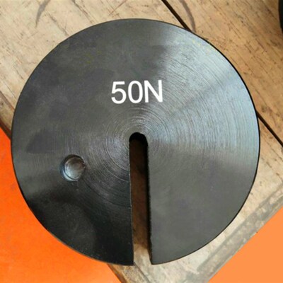 増砣砝码5N10N20N50N100N200N开口槽法码250牛顿力值铸铁法码现货