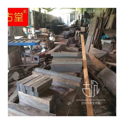 DIY乌木铁力木红木边角料碳化木料下角料阴沉木原木雕材料