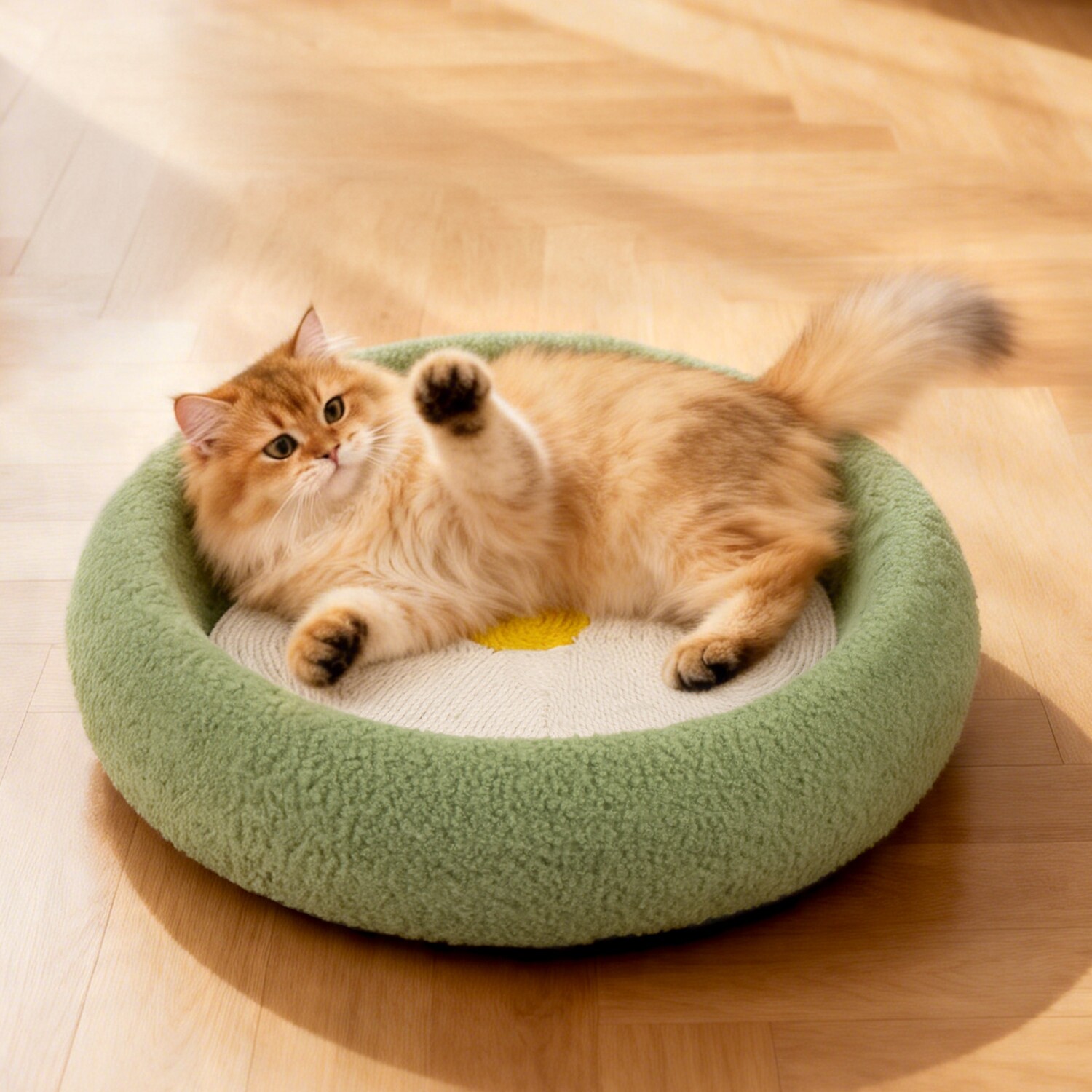 猫抓板猫窝一体剑麻耐磨不掉屑超大号猫抓盆自嗨猫咪玩具四季通用