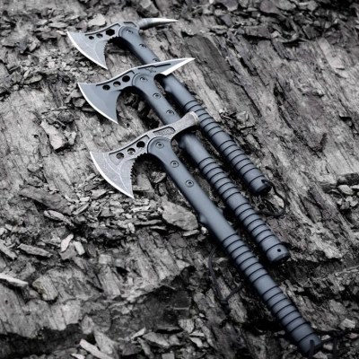户外登山魔鬼斧头多功能便携野外消防营地手斧工兵斧多用工具斧子