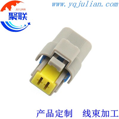 211PC022S8049 适用标致雪铁龙发电机插头DJ7027H-1.5-21配端子2P