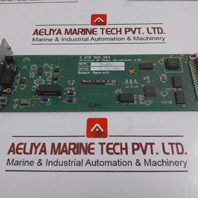 Mdulo Bosch Rexroth 0 608 830 165 Smpdp Profibus Dp Versin H