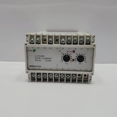 SELCO T2200.0010 3PHASE OverCurrent Rel T2200