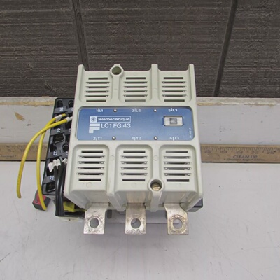 TELEMECANIQUE LC1FG43 3P 200A 115120VCOIL150HP 600V CONTACTO