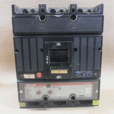 GE TJ TJ4VF26 T4VT 3 POLE 500 AMP TRIP 600v CIRCUIT BREAKER