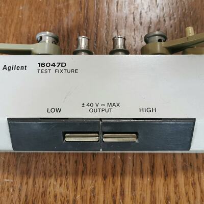 【询价】Agilent安捷伦测试夹具，16047D ，1个，功能适用