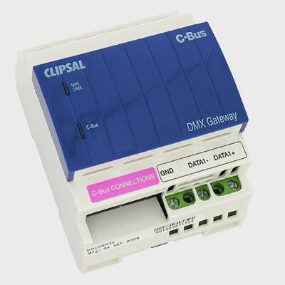 Clipsal 5500DMX CBus DMX One Way Gateway DIN Rail Mount