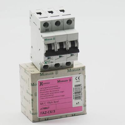 Eaton Mller FAZC63 278867 6A C 3pol. Leitungsschutzschalter