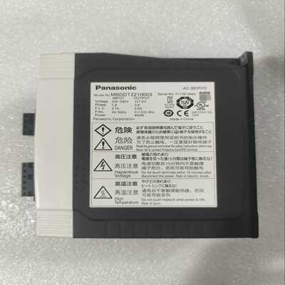 松下驱动器MBDDT2210003，400W驱动，功能正常，--议价商品
