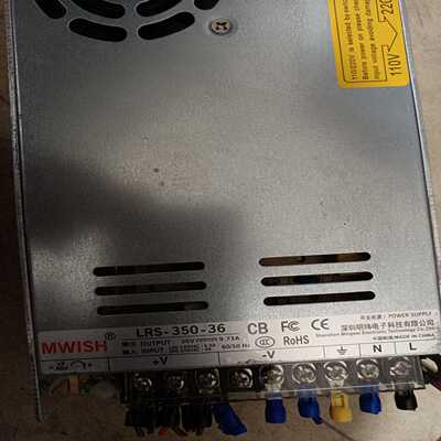 （洋洋设备）MWISH开关电源24Vl350大功率220转直流变压器