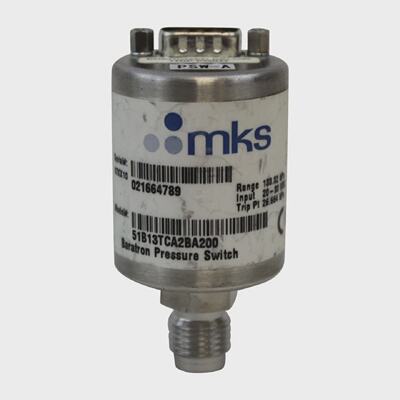 MKS BARATRON PRESSURE SWITCH 51B13TCA2BA200 13.33KPA 2030VDC