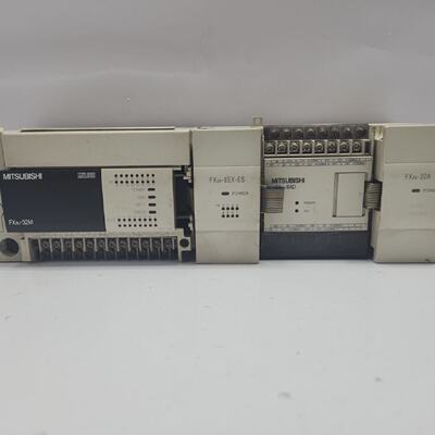 MITSUBISHI ELECTRIC FX3U32M FX2N8EXES FX2N8AD FX2N2DA PLC BA