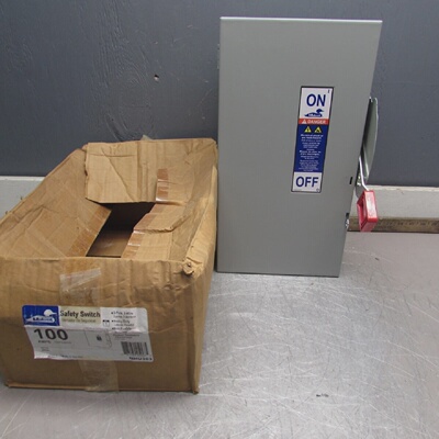 MIDWEST ELECTRIC MHU363 ENCLOSED SAFETY SWITCH 3P100A600V NE