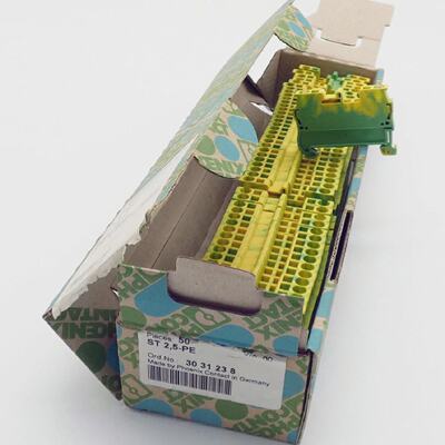 50x Phoenix Contact ST 25PE 3031238 ZugfederSchutzleiterklem