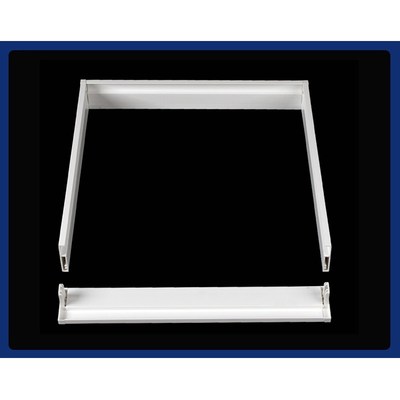 LED平板灯明装转换框抽屉式水泥顶面板灯框抽拉组合式led框加厚款