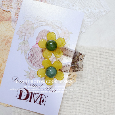 小众设计高级感韩系少女心发夹