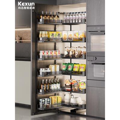Kexun科迅高柜拉篮厨房橱柜大怪物高深篮厨房零食柜阻尼联动拉篮