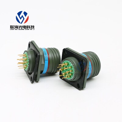J599系列D38999/20WD97PN D38999/26WD97SN圆形连接器8芯航插