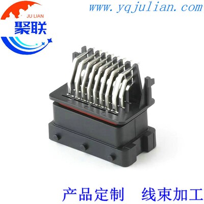 汽车改装ecu电脑连接器DJ7242-1.5-2.8-10针座 HCCPHPE24BKA90F