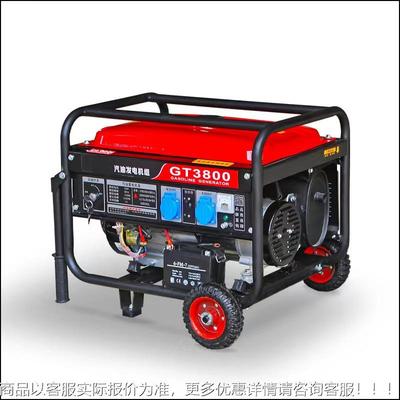 小用型汽油发2电机 /3/4/5/6//10千瓦单相2820V380VJPQ家发电机