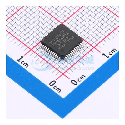 以太网收发器 KSZ8863FLL LQFP-48(7x7) 10Mbit/s 原装