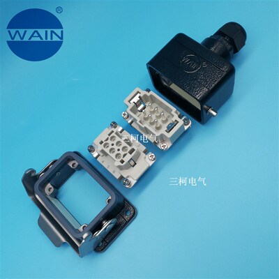 CNEM-06-T CNEF-06-T 意尔玛ILME 6芯耐腐蚀重负荷外壳重载连接器