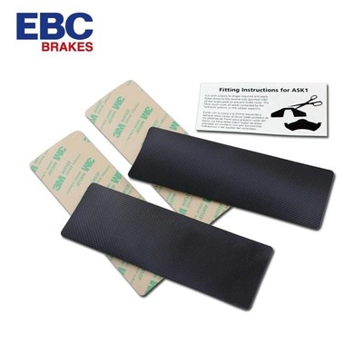 英国EBC消音贴刹车皮耐高温防声消声垫消音片解决刹车异响1包4片