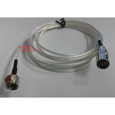 F公头转TV母头射频信号TV母头/F公英制RG316镀银高频线50欧 1米