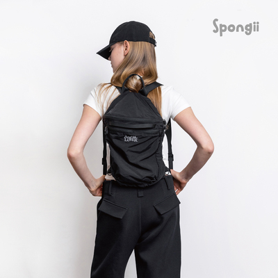 动物爱好者黑色双肩包防水男女