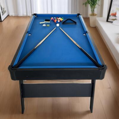 木他龙六尺折叠款台球桌室内家用桌球台，1.83米长，宽度97厘米