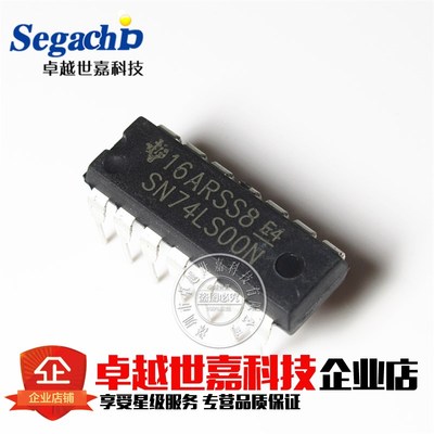 直插 SN74LS00N 74LS00 HD74LS00P DIP-14 逻辑 栅极和逆变器
