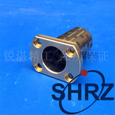 双切边法兰自润耐磨导套铜套 MPTNZ16-20/25/30/40/50/60内孔16MM