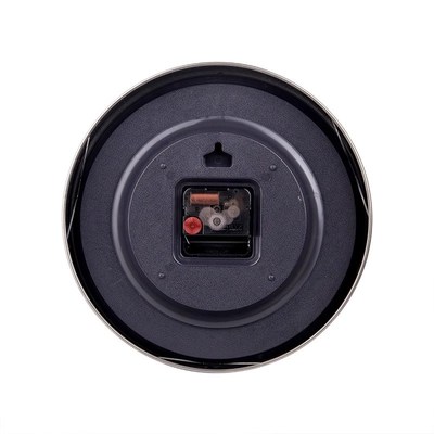 保仪挂钟温湿度计家用客厅现代创意卧室静音时钟表M大表盘