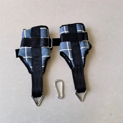 家用踝骨骨折牵引带成人吊重物脚踝下拉固定套小腿踝关节牵引带