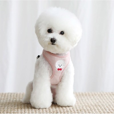 小型犬胸背带泰迪比熊博美专用遛狗绳狗狗幼犬背心式牵引绳狗链子