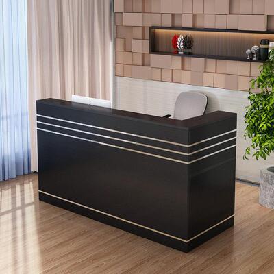 转角前台接待台角吧台办公RRK收烤桌前台桌迎宾拐台银台漆前台