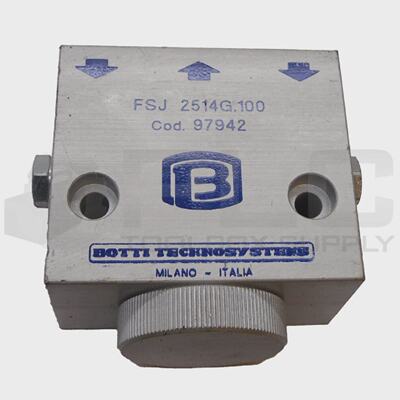 Nuevo Botti Technosystems FSJ 2514G.100 Bloque De Colectores