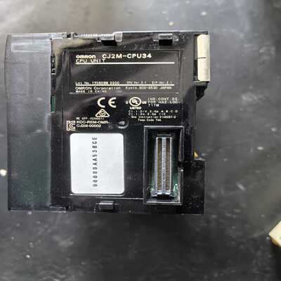 议价欧姆龙PLCCJ2M-CPU34一组，二手拆机，成色