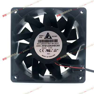 议价-泰国产原装台达PFB1224UHEC8X1203824V2.40A大风量变频