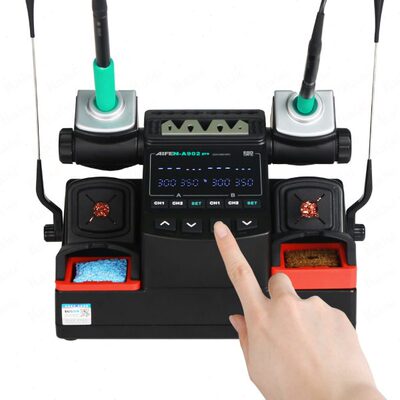 新款AIFEN A902PRO焊台手机维修350W大功率恒温电烙铁115/210/245