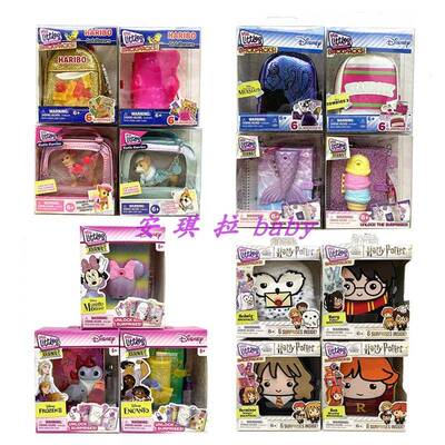 现货Shopkins购物精灵 real littles迷你鞋手提袋 惊喜小书包玩具