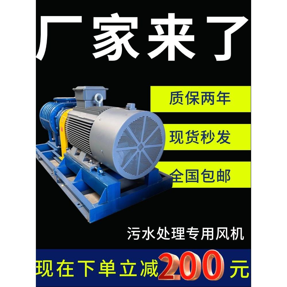 直接连接罗茨鼓风机制造商直销污水处理脱硫和脱水三叶片罗茨鼓风