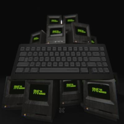 【SINOKEY】原创键帽Moire fringe极简PBT热升华客制化磁轴键盘AI