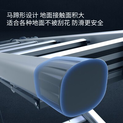 铝合金字梯梯子伸缩加厚室内轻便五步乔迁扶爬梯