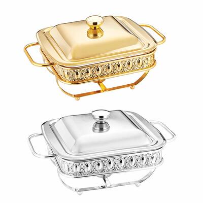 食物加热容器自助餐炉玻璃酒精炉干锅buffet tove chaffing dih