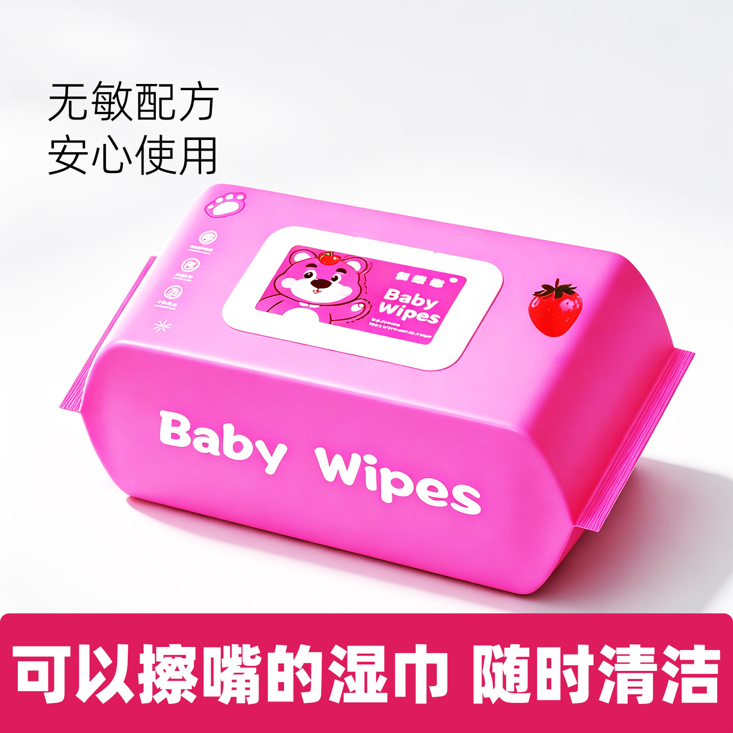 【活动中】婴儿湿巾超值装带盖特价婴幼儿手口屁成人学生专用纸巾