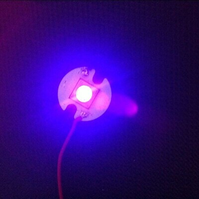 日亚P32D22紫光灯珠 3W大功率UV LED NICHIA 365nm 紫外手电灯珠