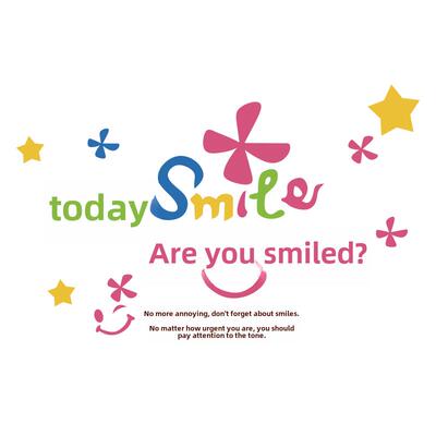 你今天12205微笑瞭吗？理心询室布置咨挂画灵衣站健康辅导装饰文