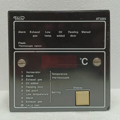 Vesta Schjlin Electronics ATU85 23013 Incinerator Controller